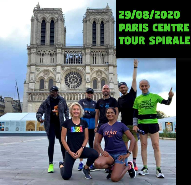 Running doing a spiral in the centre of Paris! | Paris Running Tours ...